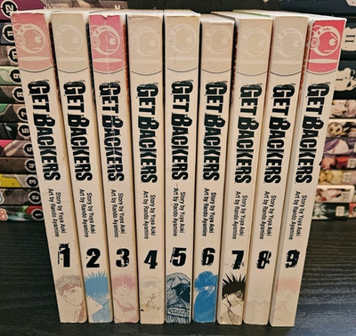 Manga Get Backers Vol 1-9 English Volumes Tokyopop | eBay UK