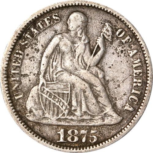 1875-P Seated Liberty Dime | eBay