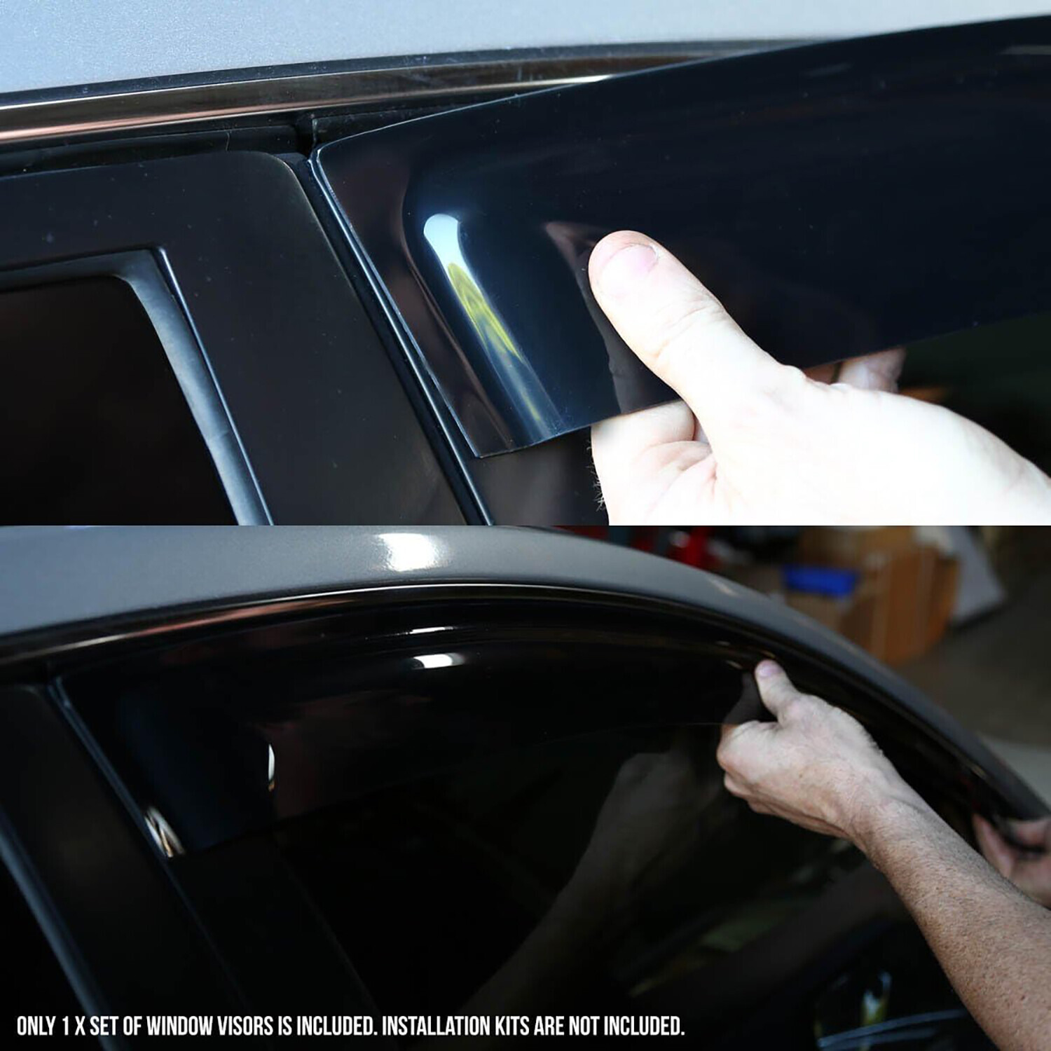 [In-Channel] For 11-23 Dodge Charger Window Visors Sun Deflector Rain ...