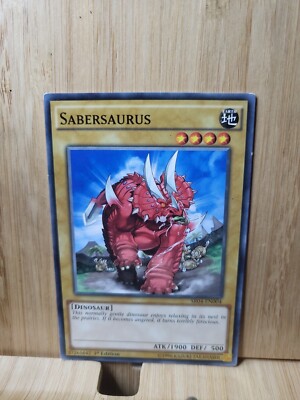 Yu-Gi-Oh!🏆Sabersaurus - 1st Edition🏆COMMON Card | eBay