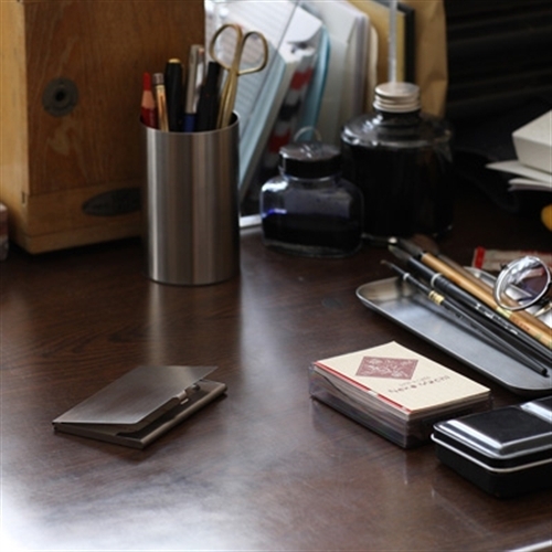 MUJI MoMA JAPAN Stainless Card Case for 25 sheets [thick size] | eBay
