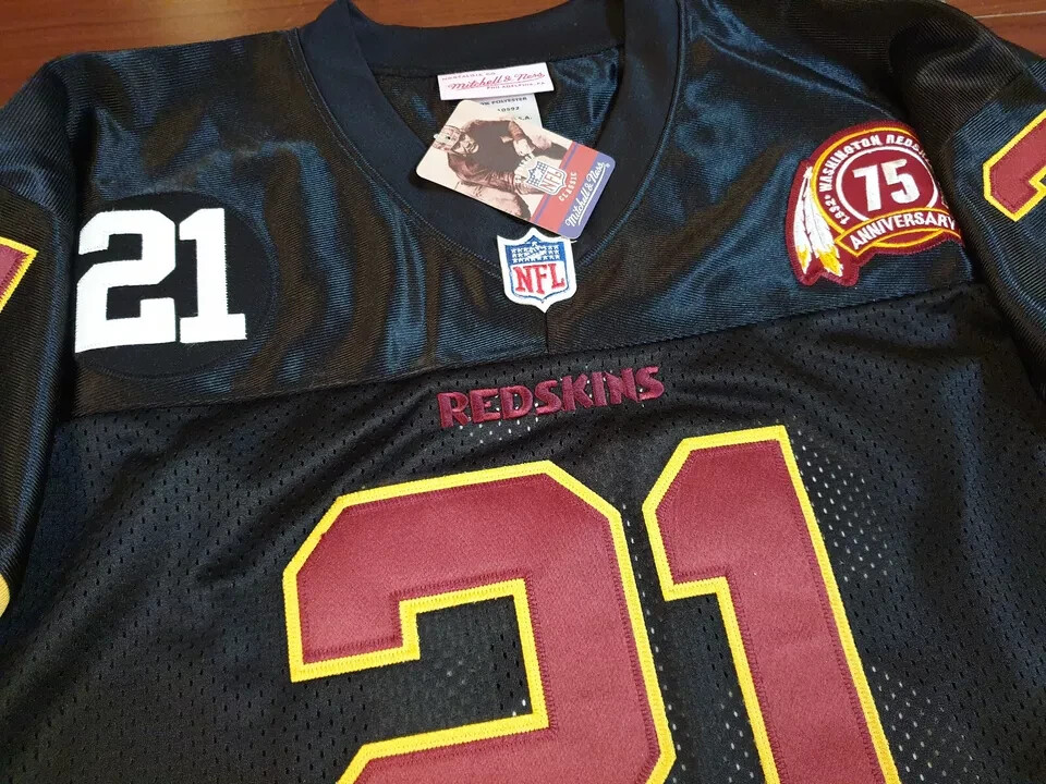 Washington Redskins Throwback #21 Sean Taylor Spec. Ed SEWN BLACK ...