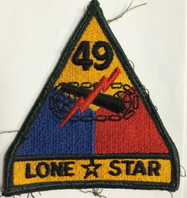Authentic US Army 49th Armored Division Lone Star Full Co BDU Military ...