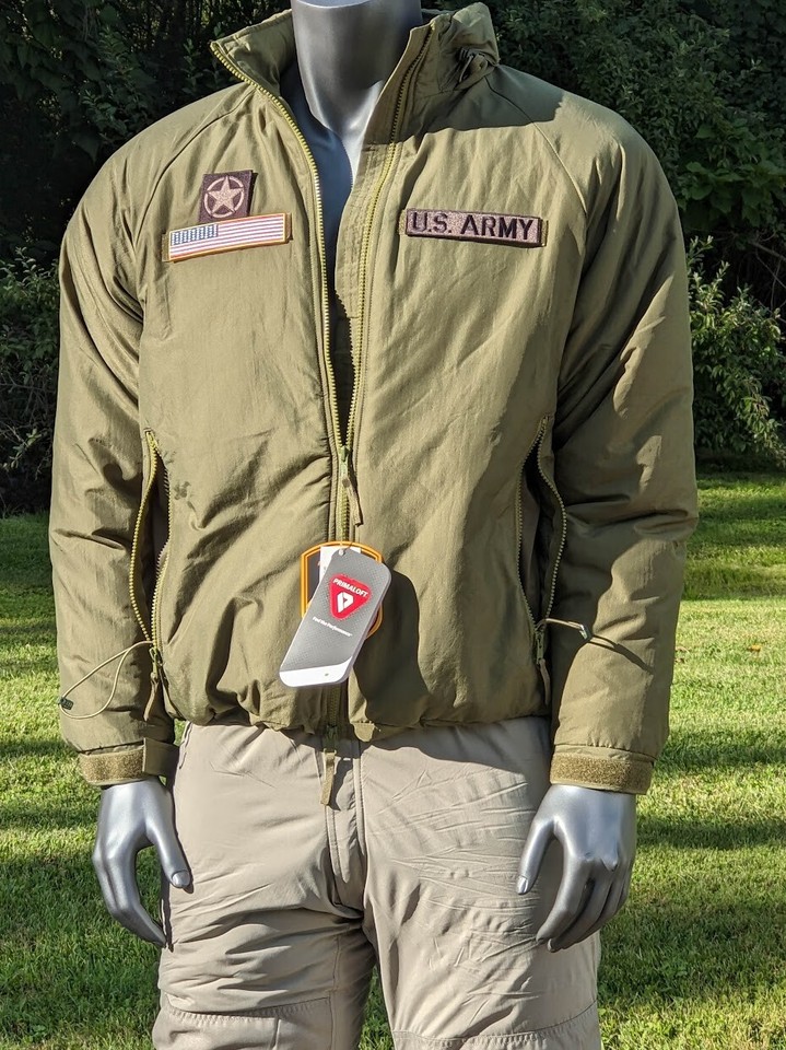 US Army Gen 3 Level 7 PCU ECW PrimaLoft Cold Weather GREEN Parka Jacket ...
