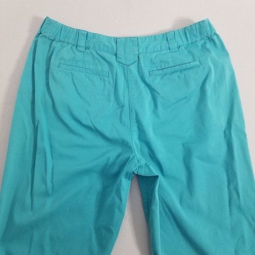Chicos Capri Shorts Women 3 Blue Capri Pants Lightweight Cropped ...