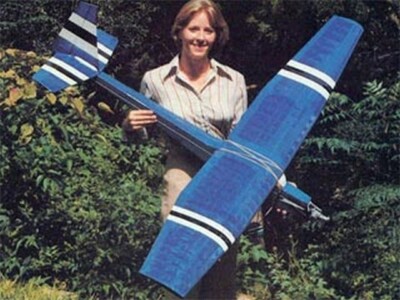 Butterfly II Trainer 100" Wingspan RC Model Airplane Printed Plans ...