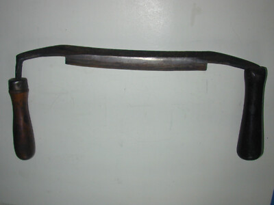 Antique 7" Draw Knife woodworking, wood shaver, tree bark remover ...
