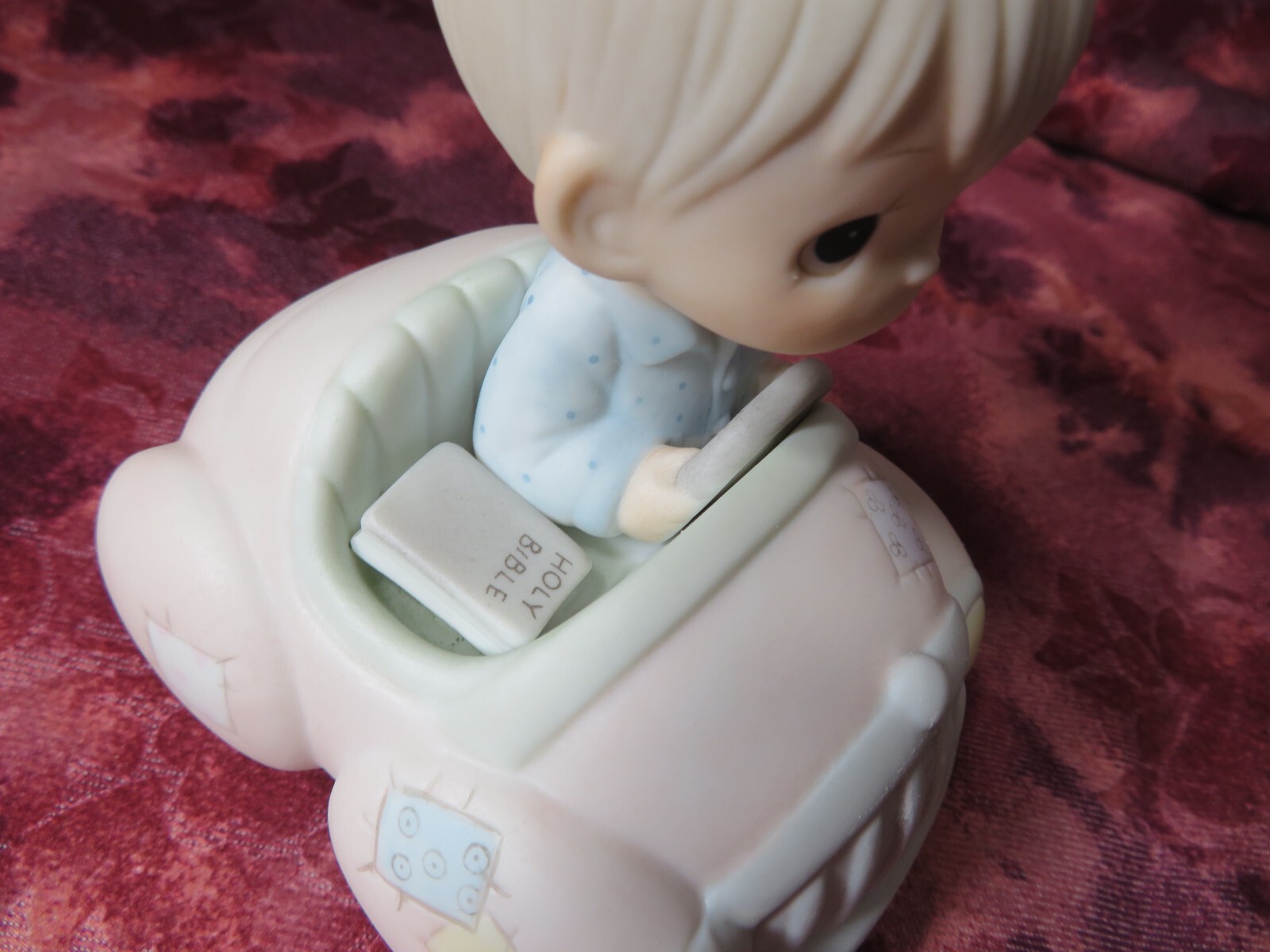 Precious Moments -#PM862-I'M FOLLOWING JESUS-Boy in Car- 1986 Members ...