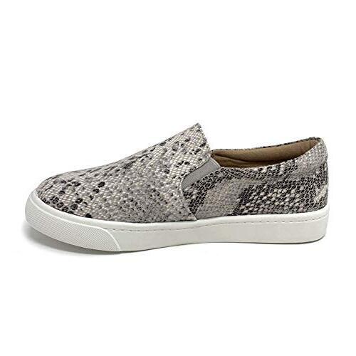 SODA Women's Reign Preforated Slip On Sneakers Beige Python 688948804494| eBay