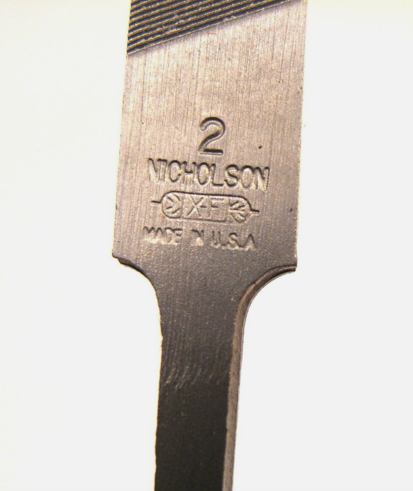 NOS Nicholson USA machinist XF SWISS PATTERN 4" PILLAR NARROW FILE 2 ...