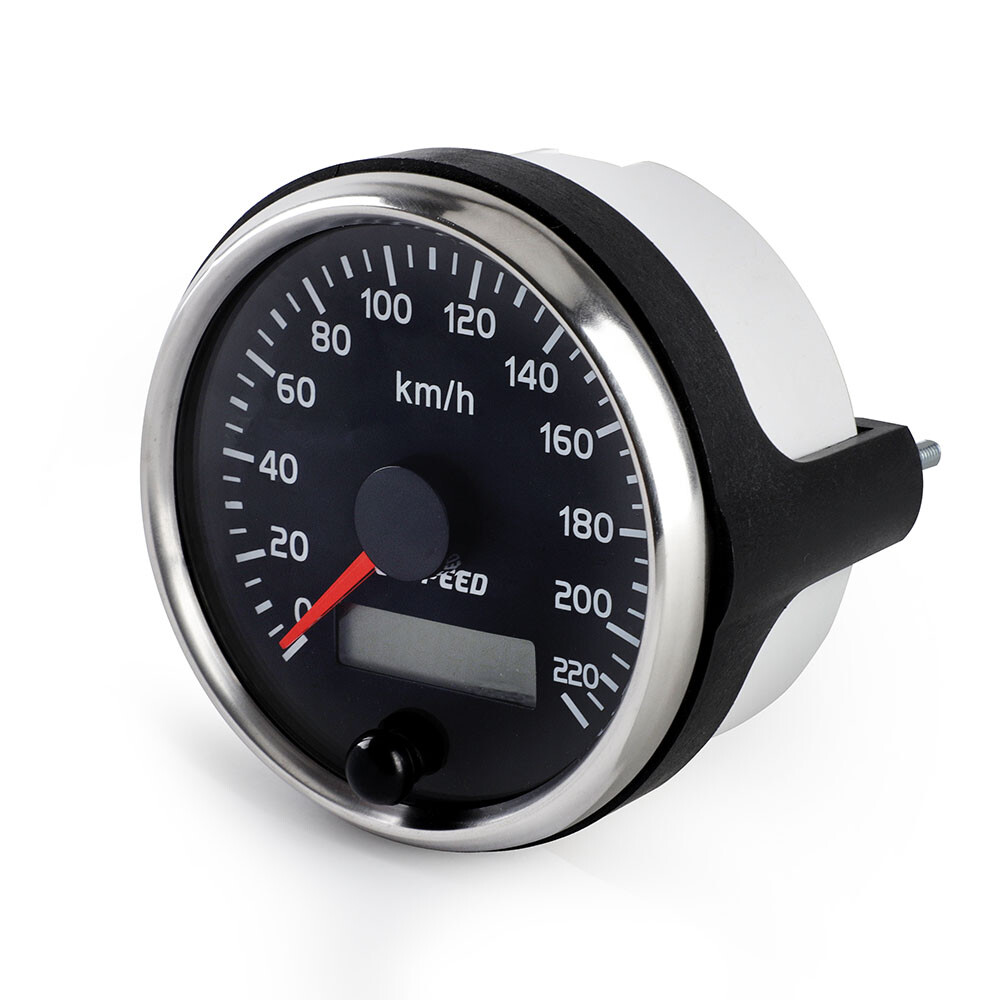 New 85mm Speedometer Gauge 220Km/h Speed Gauge Odometer for Car Truck ...