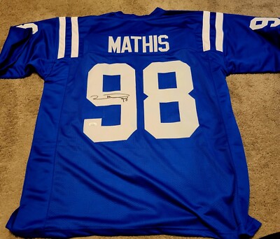 ROBERT MATHIS SIGNED AUTO AUTOGRAPH JSA COLTS JERSEY! | eBay
