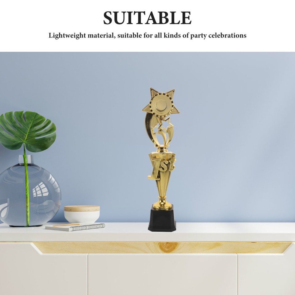 First Place Trophy Cup: 14.17in Plastic Award Trophies Reward for Sport ...