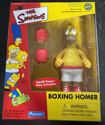 The Simpsons World of Springfield Boxing Homer ToyFare Mail Away Figure ...