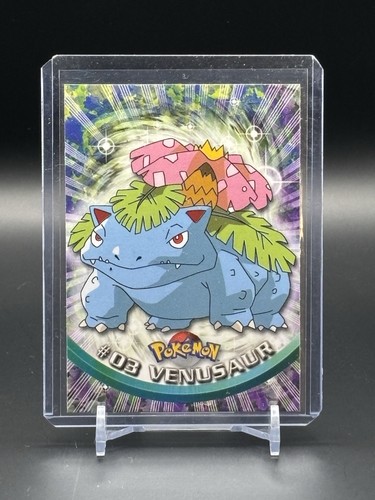 1999 TOPPS TV ANIMATION VENUSAUR #3 Green Label | eBay