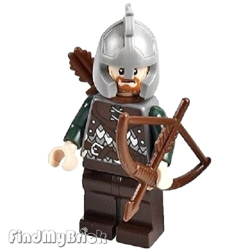 Lego Lord of the Rings 9471 Uruk-Hai Army - Eomer Rohan Soldier ...