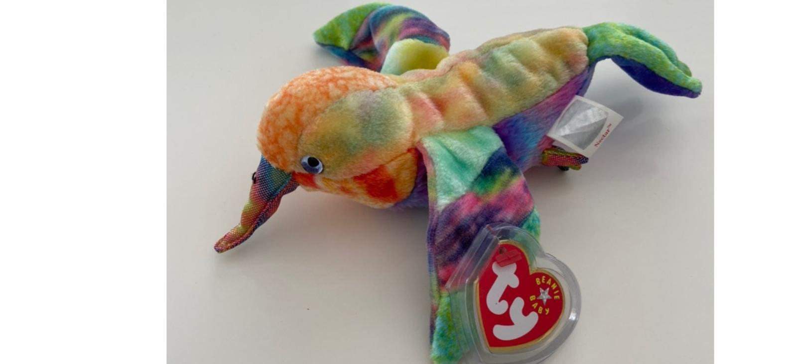 Ty Beanie Nectar The Hummingbird 6" 15cm MWMT Multi-colored Rare 2001 ...