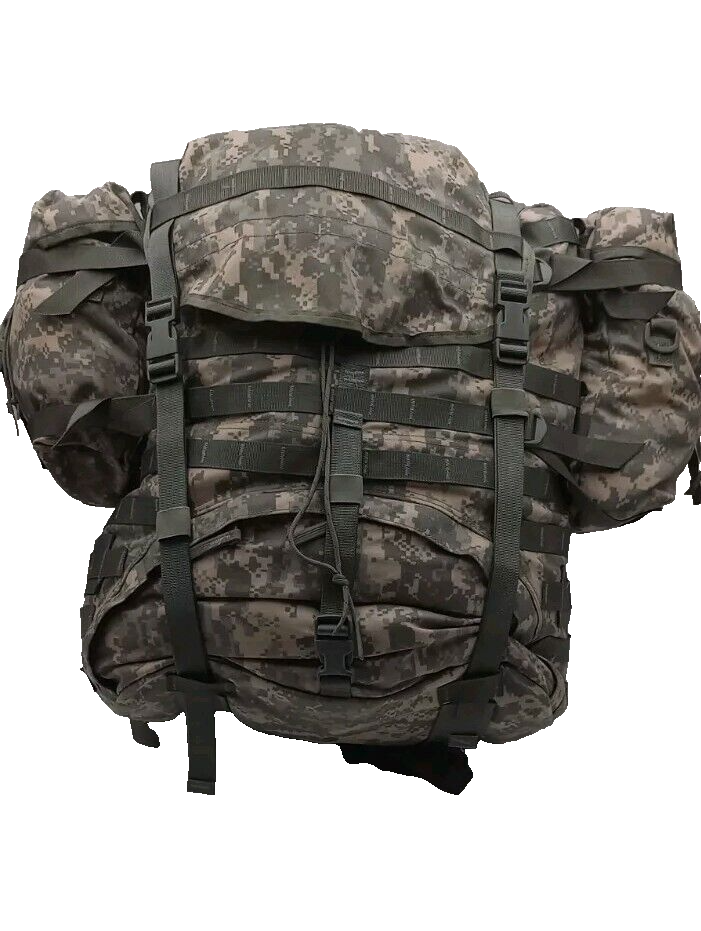 US Military Rucksack Field Pack MOLLE II ACU Military Tactical Prepper ...