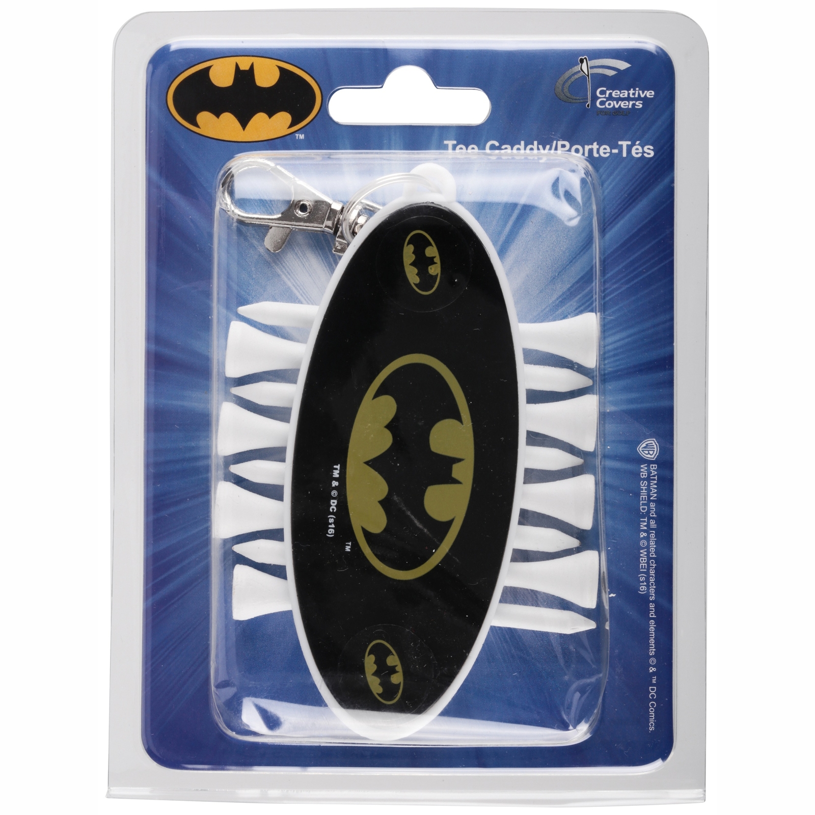 Creative Covers for Golf Tee Caddy and Golf Tees Nine Piece Set, Batman ...