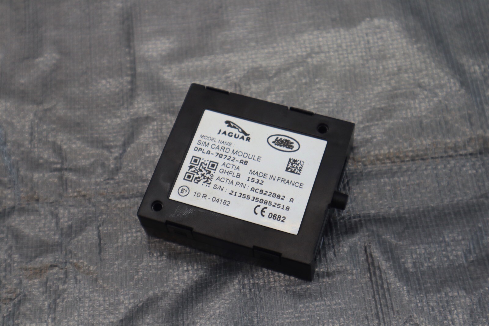 2016 RANGE ROVER SPORT V8 SVR 5.0L OEM SIM CARD MODULE DPLA-70722-AB ...