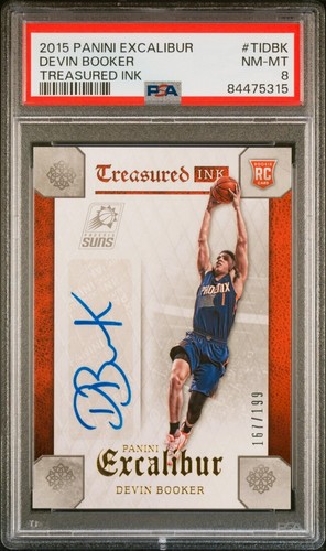 Devin Booker 2015 Panini Excalibur Rookie Card RC Auto Signature /199 ...