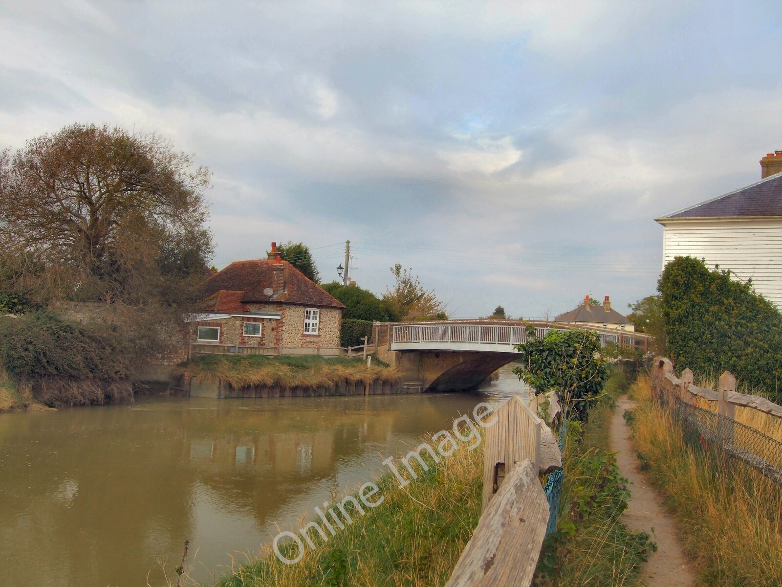 Photo 6x4 River Adur near Beeding Bridge Upper Beeding The Bridge forms ...