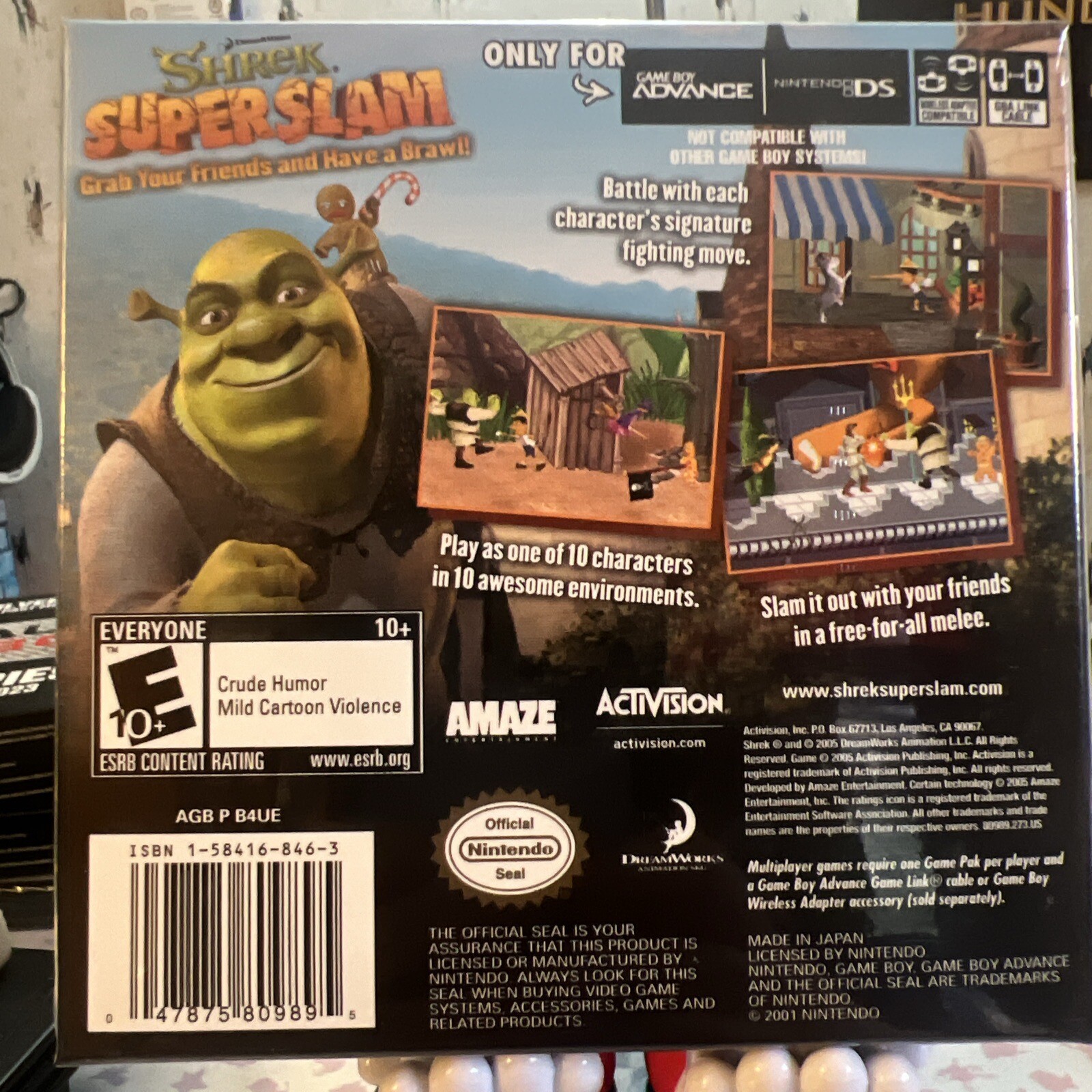 Shrek SuperSlam (Nintendo Game Boy Advance, 2005) for sale online | eBay