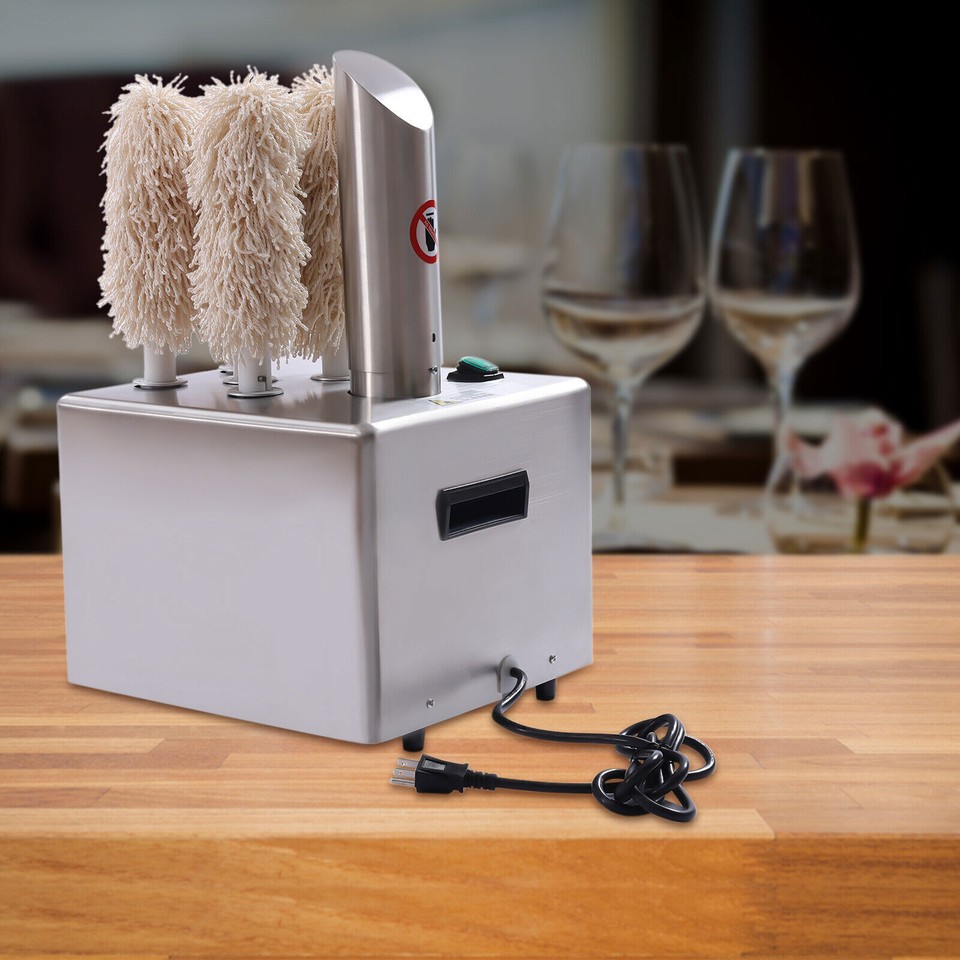 Bottle Decanter Wine Glass Bar Kitchen Cleaner Commercial Goblet Cup ...