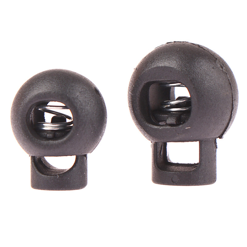 50PCS Rope Cord Locks Clip Round Shape Luggage Lanyard Stopper Home ...