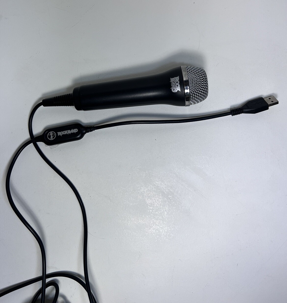 Rock Band USB Microphone Wii Playstation 2 3 PS2 PS3 Xbox 360 Logitech ...