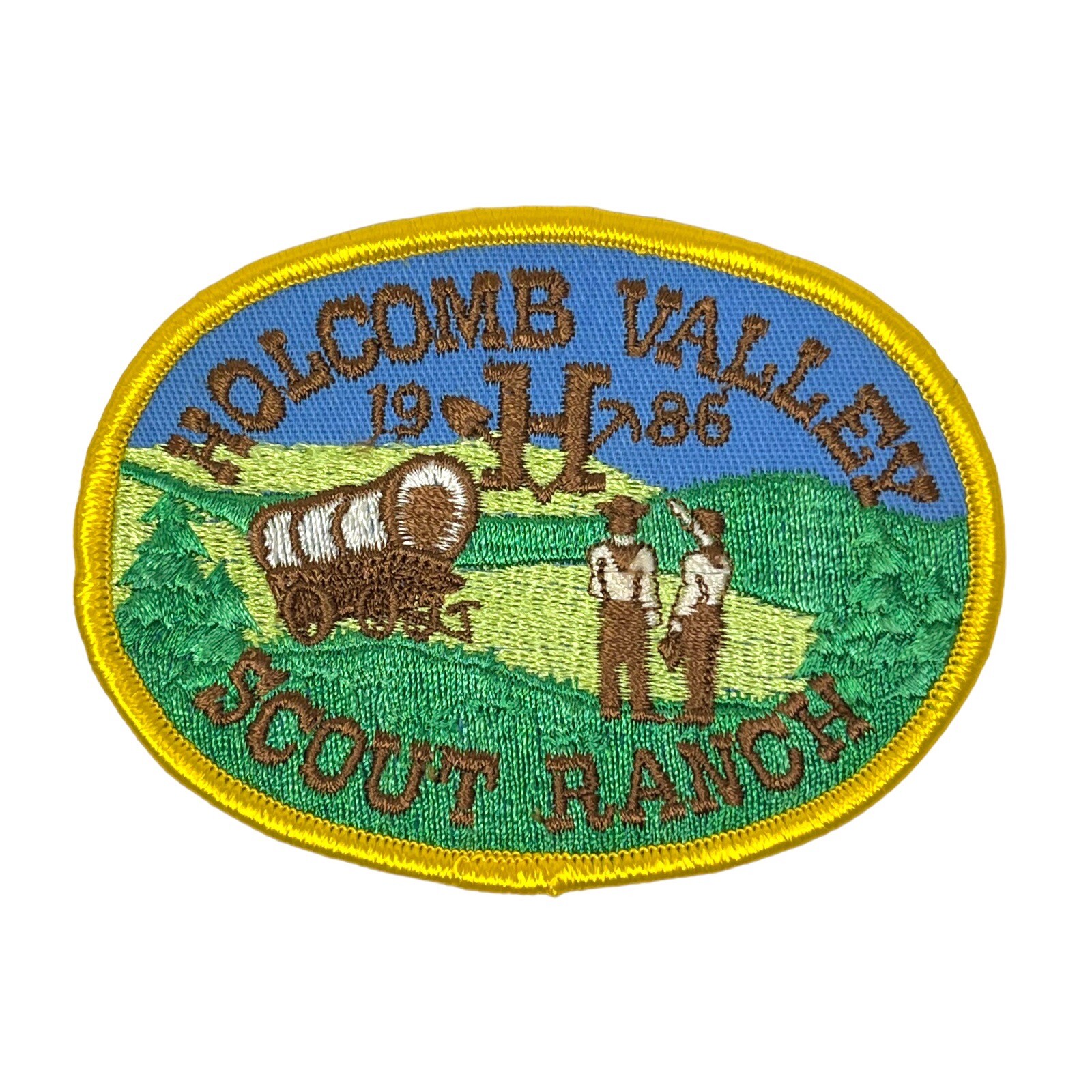 1986 Holcomb Valley Scout Ranch PATCH BSA California Vintage Boys ...