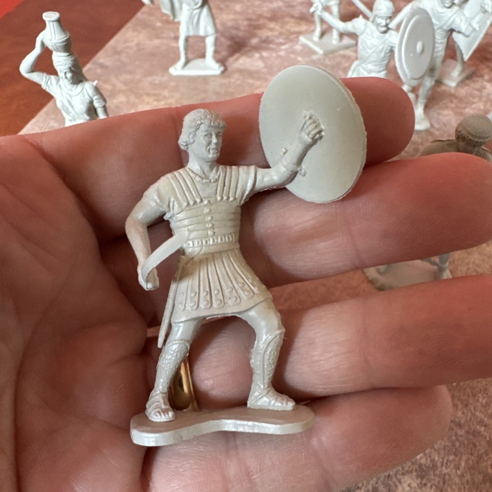 Vintage Marx Ben Hur Playset Roman Grey Figures Lot #4702 | eBay