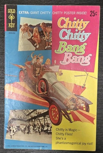 1968 Gold Key "Chitty Chitty Bang Bang" Vintage Comic Book #1 (No ...