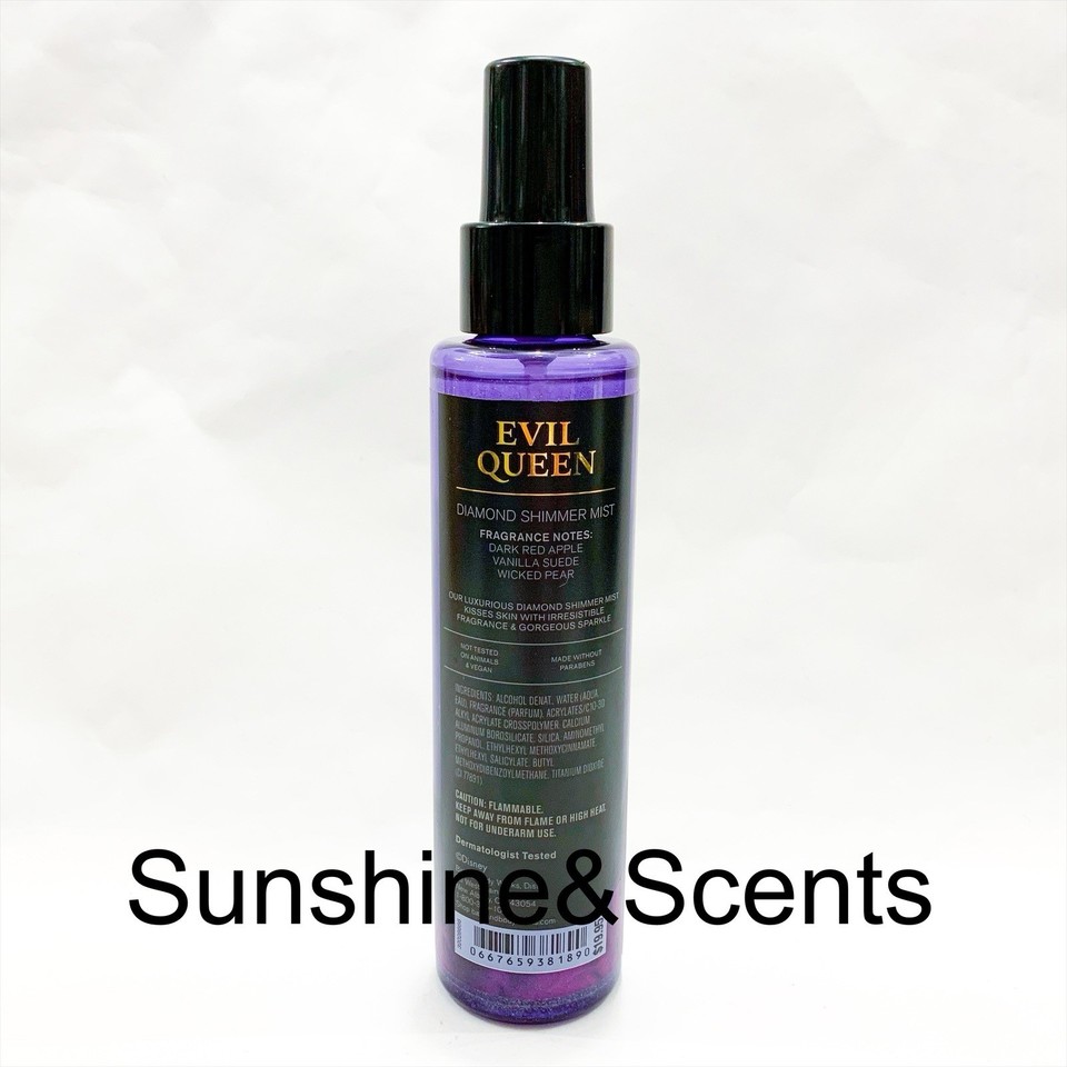1x Bath &Body Works EVIL QUEEN - DISNEY VILLAINS Diamond Shimmer Mist 4 ...