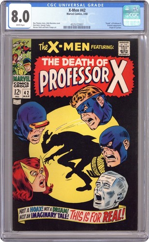 Uncanny X-Men #42 CGC 8.0 1968 | eBay