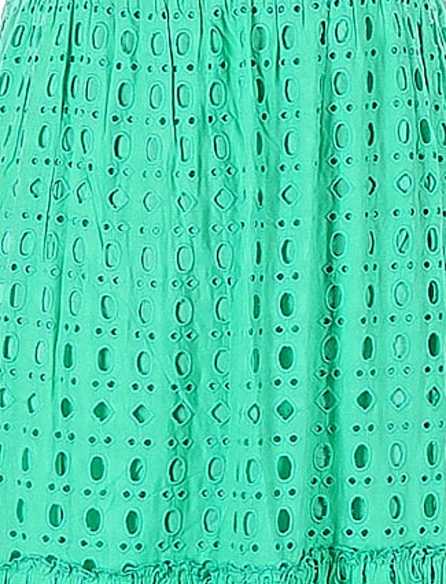 NWT LILLY PULITZER SIZE 10 MELODY MAXI DRESS *GUSTAVIA GREEN* EYELET ...