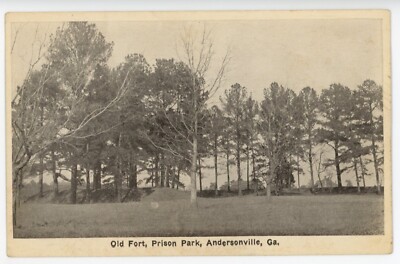 Andersonville GA Postcard Old Fort Prison Park 1920's Unposted | eBay