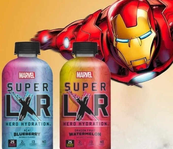 Super LXR MARVEL Hero Drink X2 Bottles Watermelon And Blueberry 473ml ...