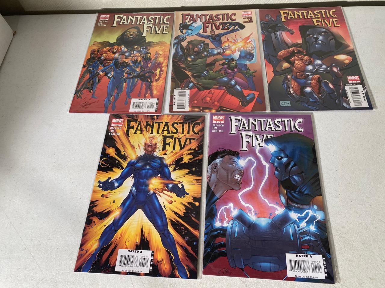 FANTASTIC FIVE #1 2 3 4 5 MARVEL 105 Spidergirl MC2 A Next J2 2007 | eBay