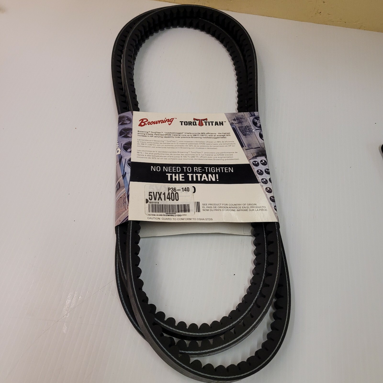 Browning 5VX1400 140" V-Belt | eBay