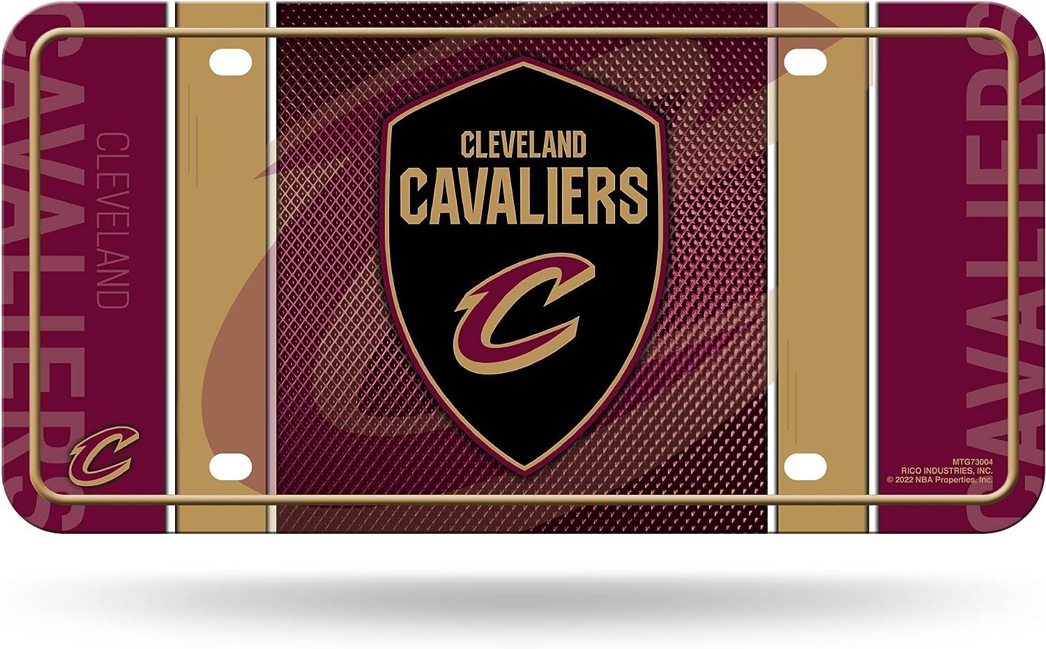 Cleveland Cavaliers Metal Tag License Plate 6x12 Inch, Jersey Design | eBay