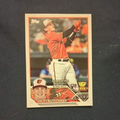 ADLEY RUTSCHMAN 2023 TOPPS UPDATE RC ROOKIE DEBUT *MM | eBay