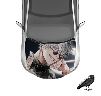 Gojo Jujutsu Kaisen V2 Anime Hood Wrap Weatherproof Vinyl Car Decal 50 ...
