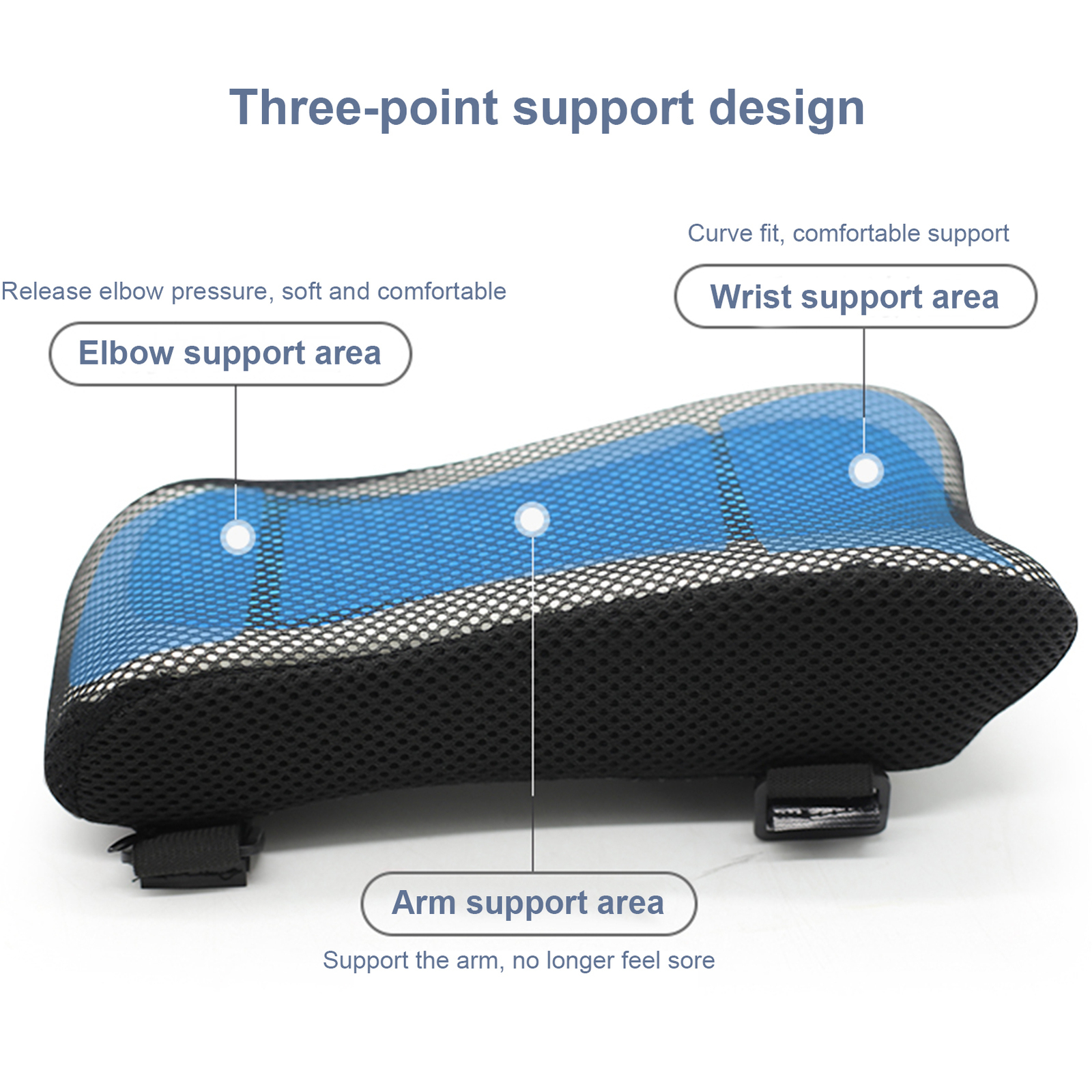 Memory Foam Armrest Pad Elbow Pillow for Office Chair | eBay