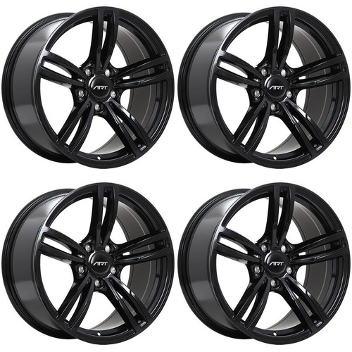 Set of 4 17in Black Alloy Wheel Rims for Audi A4 allroad, OE7HG85 5x112 ...