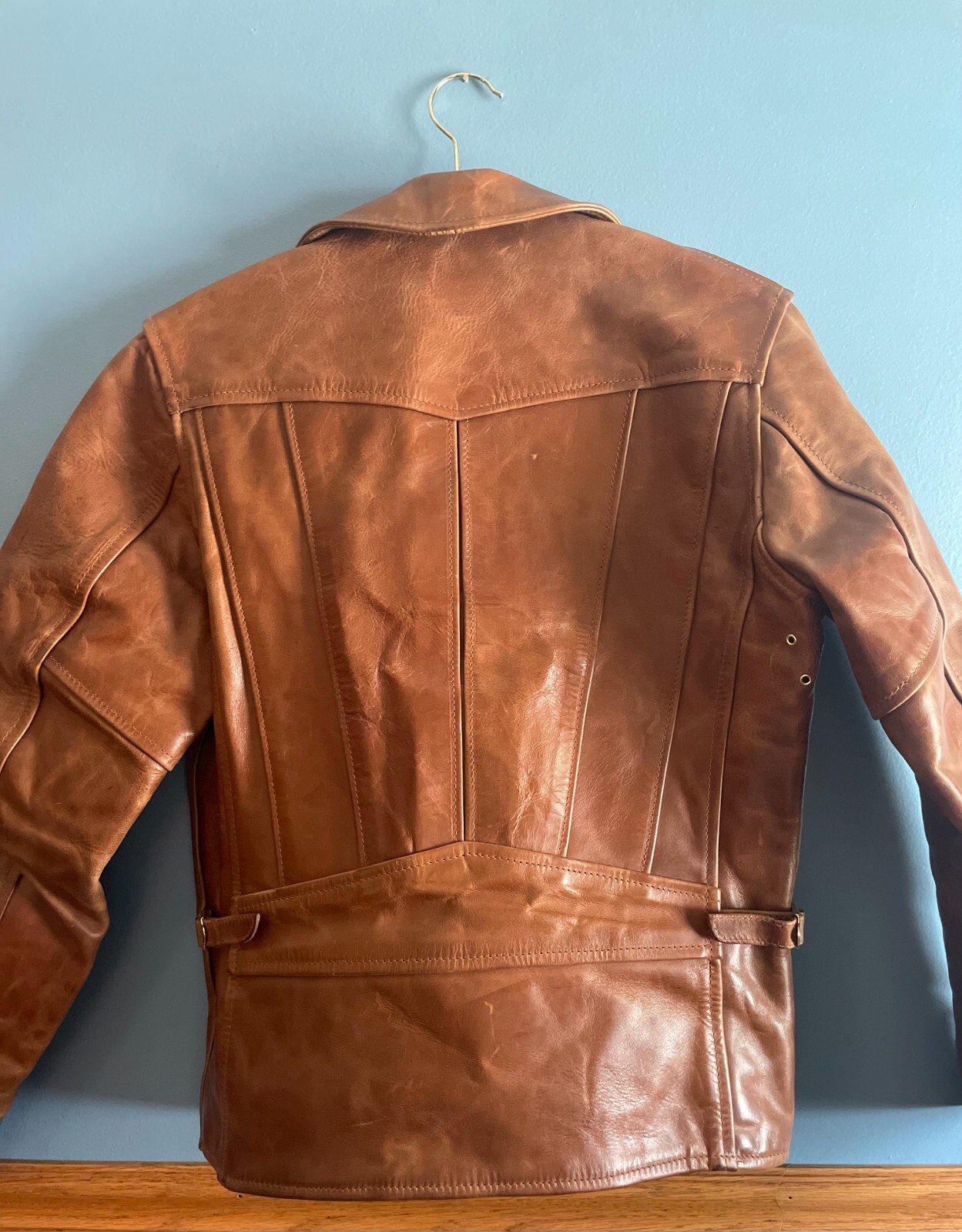 Custom Aero Leather Clothing Hooch Hauler Chromexcel Horsehide Leather ...