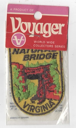 Natural Bridge Virginia Patch BLK Bdr. [5D-792] | eBay