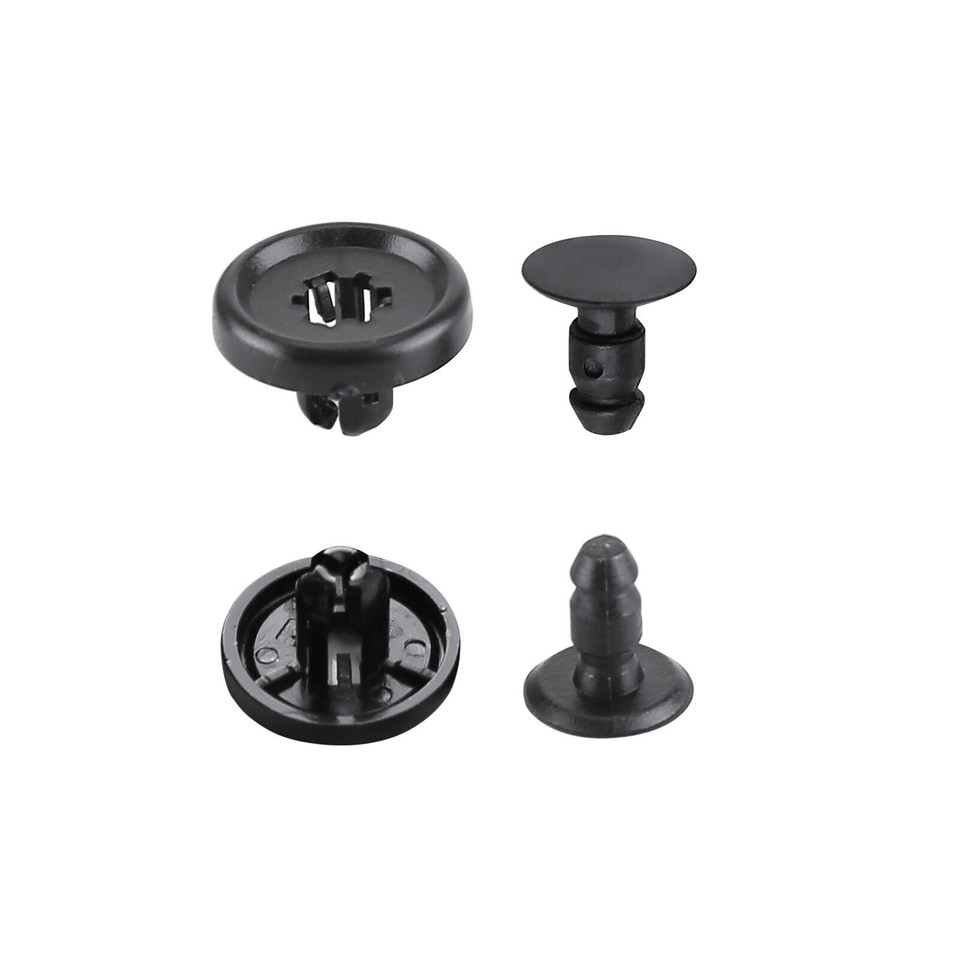 100 Pcs Fender Liner Fastener Rivet Push Clips Retainer For Toyota ...