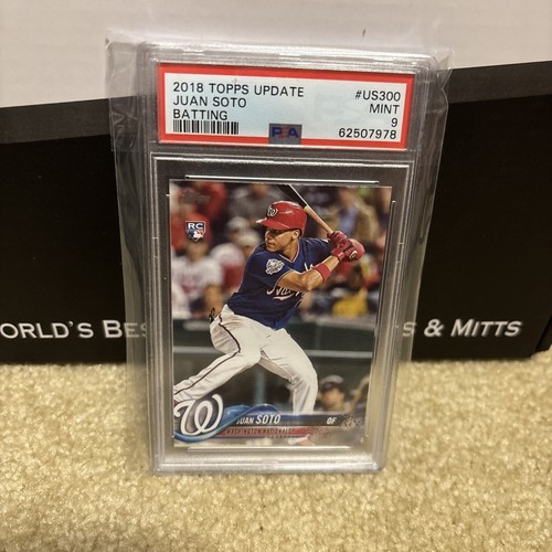 2018 Juan Soto Topps Update RC PSA 9 Rookie “Batting” Nationals MLB | eBay
