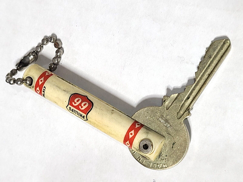 Vintage 1960's PHILLIPS 66 YALE KEY Keychain Key Farm Key Chain | eBay